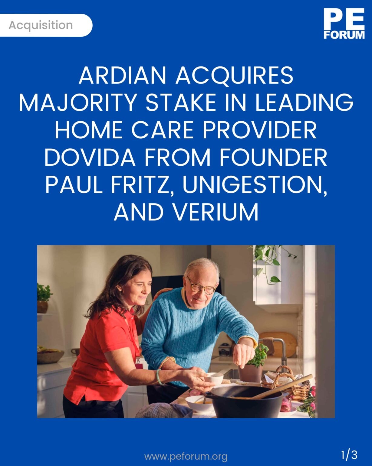 Ardian Acquires Majority Stake in Leading Home Care Provider Dovida ...