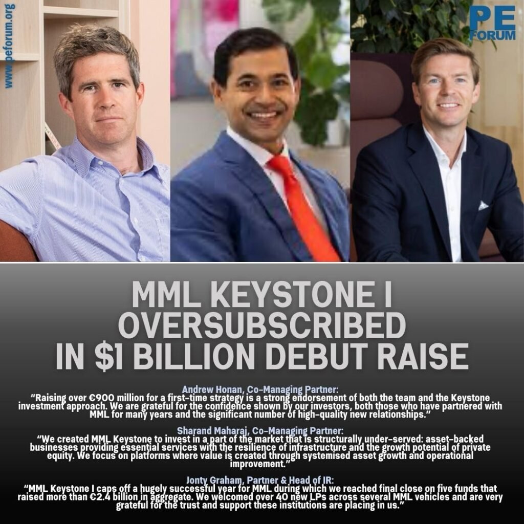 MML Capital Partners Keystone I oversubscribed in $1bn debut raise - PE ...