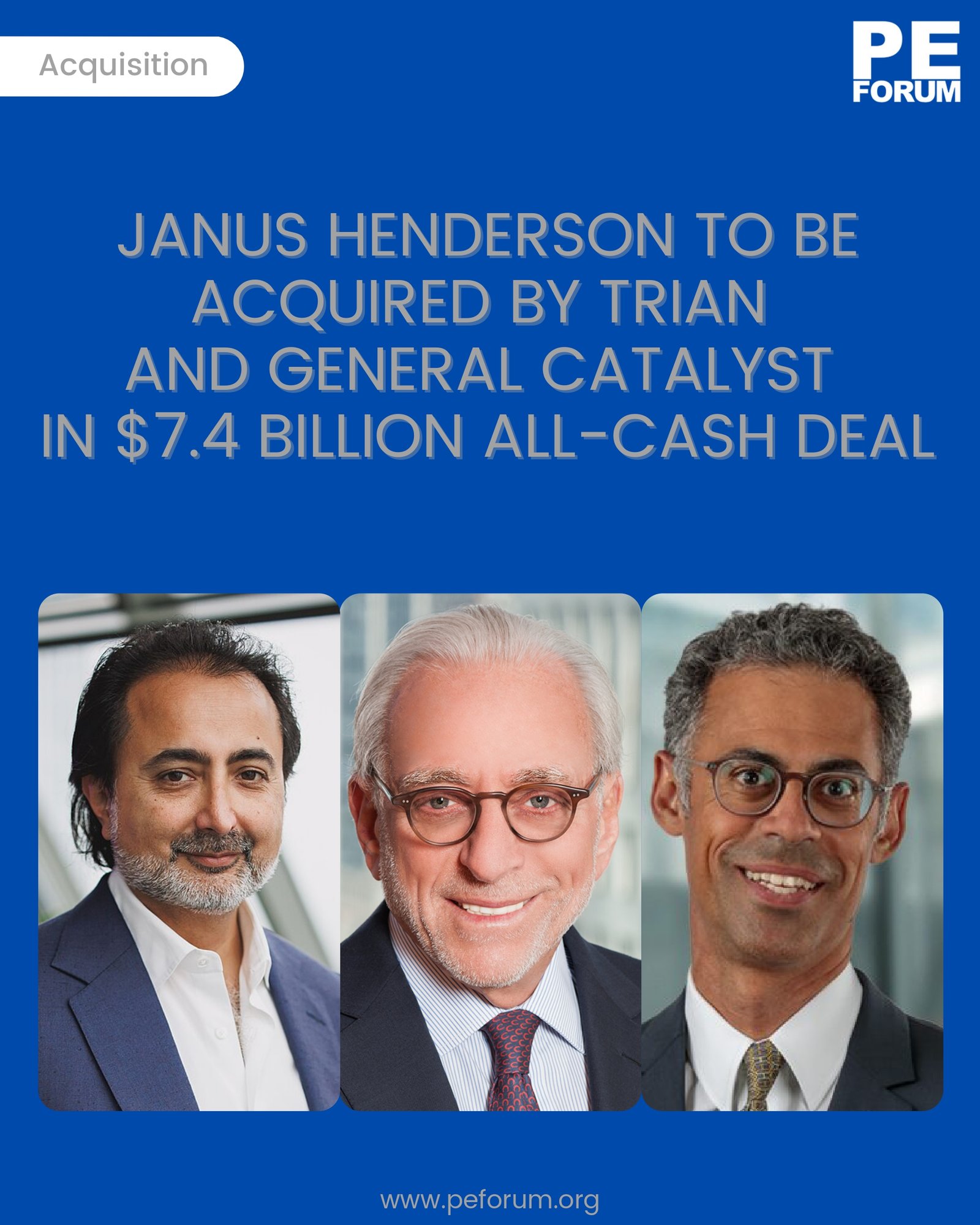 Janus Henderson Group PLC to Be Acquired by Trian Fund Management, L.P ...