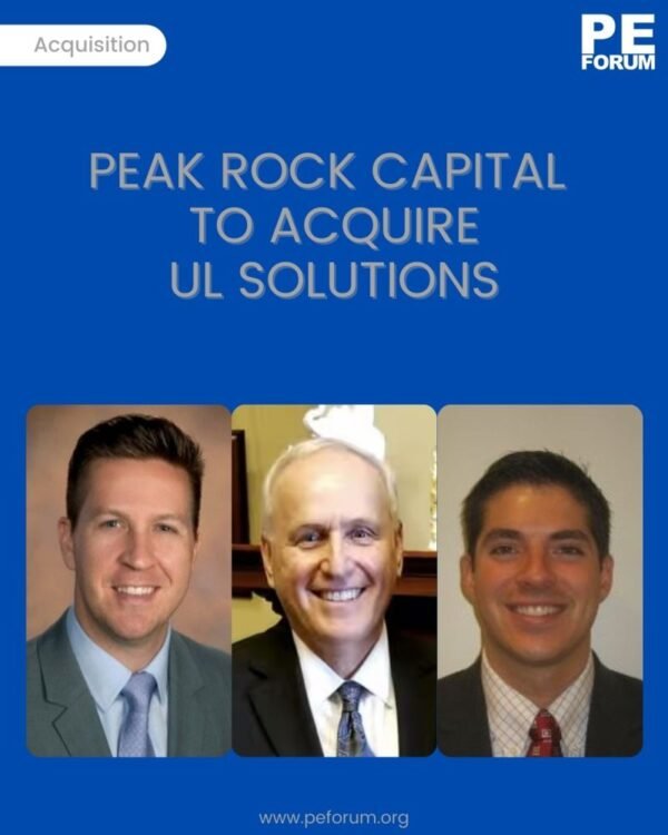 Peak Rock Capital to Acquire UL Solutions’ Employee Health and Safety ...